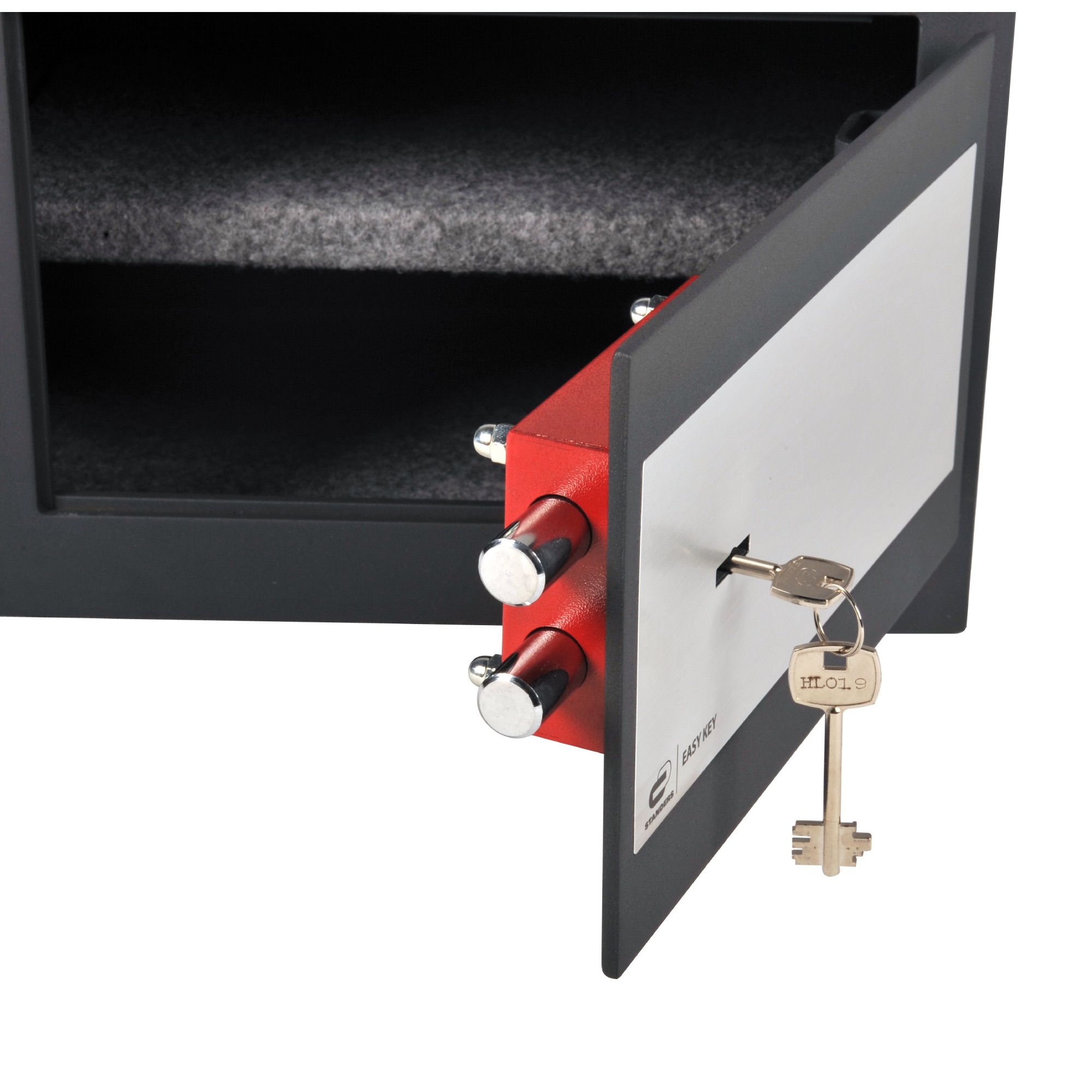 Seif metalic cu cheie 35 x 25 x 25 cm - eMAG.ro