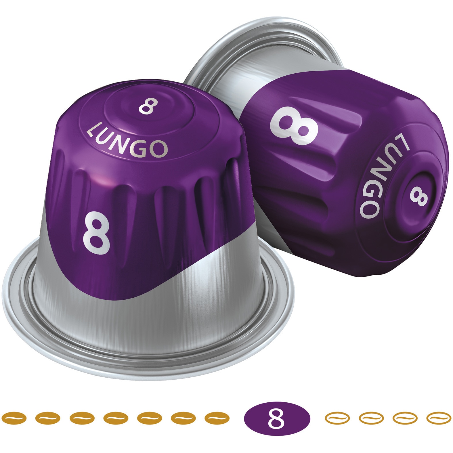 Capsule cafea Jacobs Lungo Intenso, intensitate 8, compatibile ...