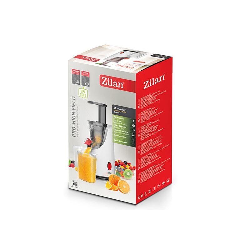 Zilan ZLN-4014 Csigás Gyümölcs- és Zöldség Facsaró, 200 W, 58-65 ford ...