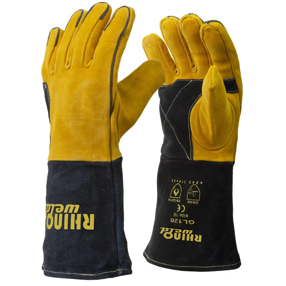 Manusi sudor Ergo, RHINOweld, spalt bovina calitatea A, cusaturi Kevlar ...