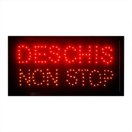 Panou Reclama Afisaj Luminos LED Deschis Non Stop - eMAG.ro