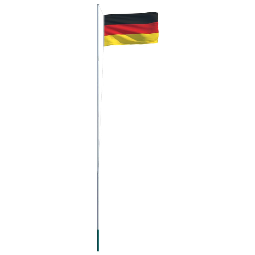Drapel Germania si stalp din aluminiu, 6,2 m 3053303 - eMAG.ro