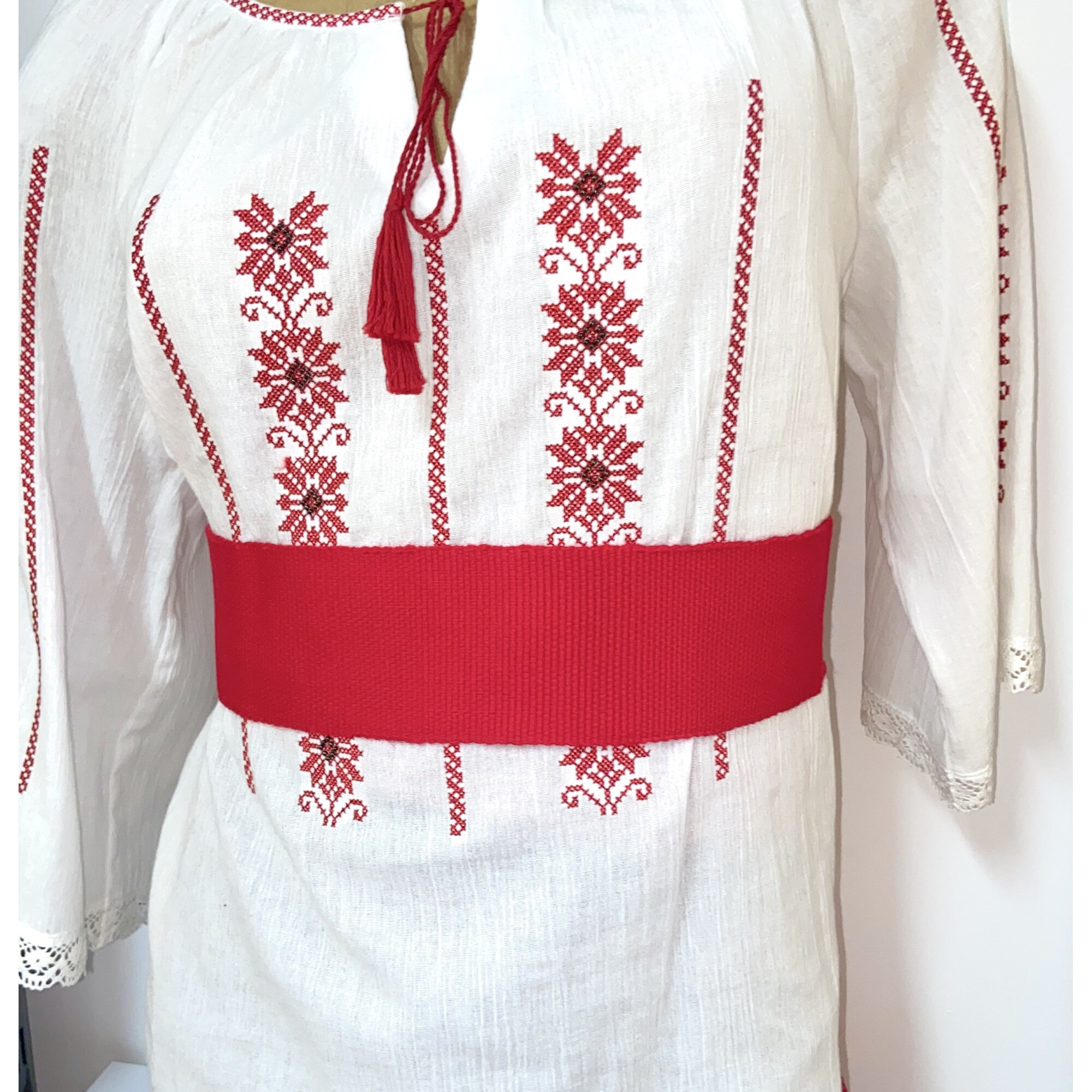 Brau traditional pentru adulti, Luca-S, model rosu - eMAG.ro