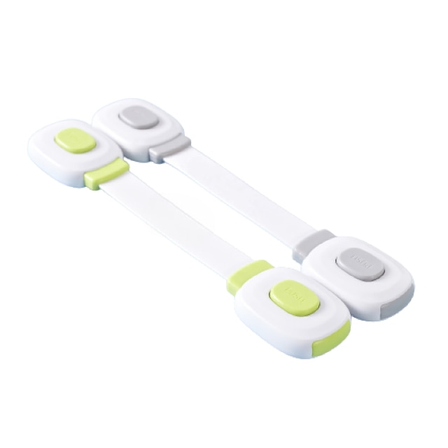 Set 6 sigurante, Empria, flexibile cu incuietoare dubla pentru usi si sertare, Verde - eMAG.bg