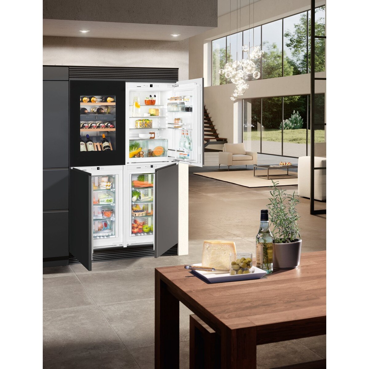 Side by side incorporabil Liebherr SBSWgb 64I5 No Frost, compartiment ...