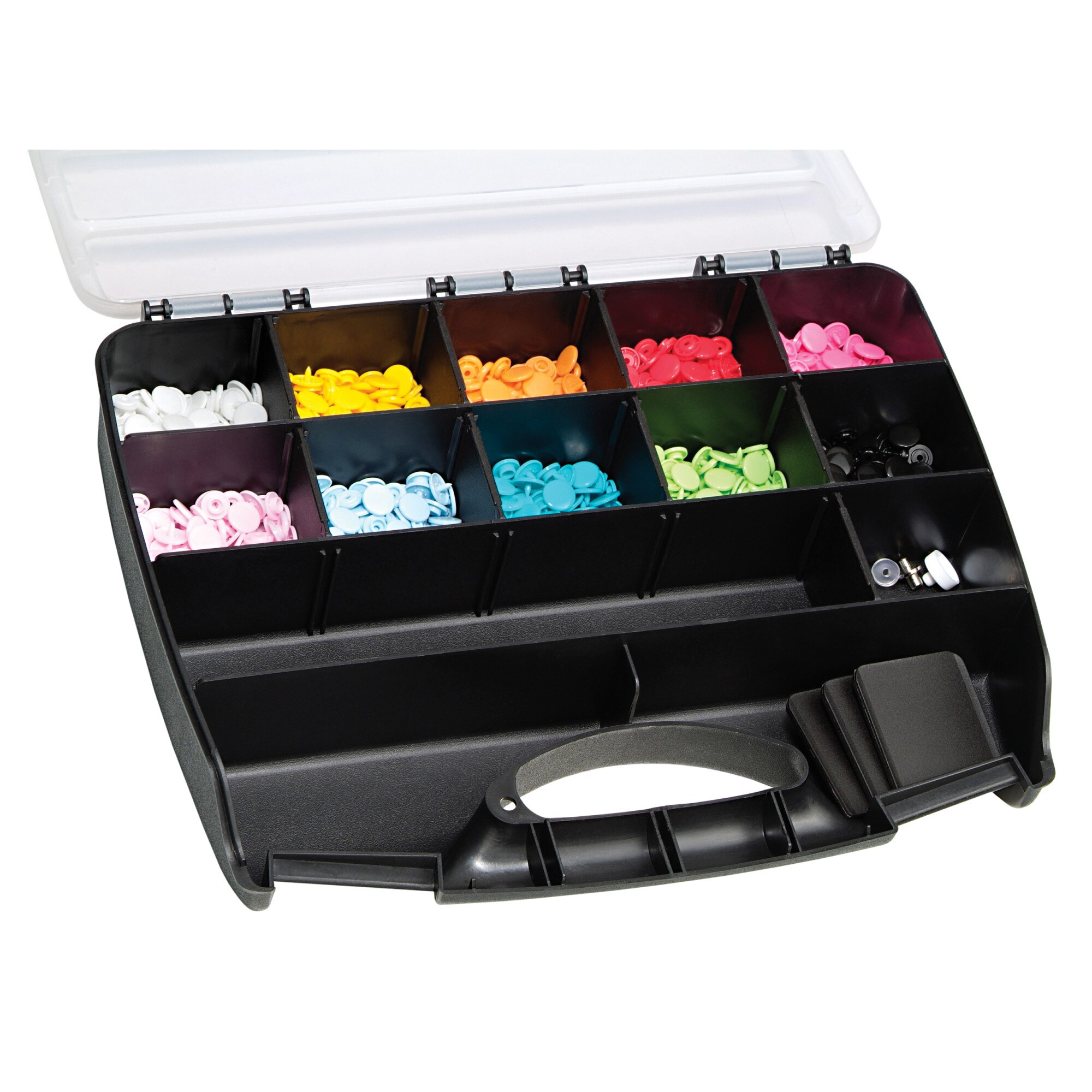 Set 300 capse plastic rotunde diametru 12,4 mm - 30 de nuante Color ...