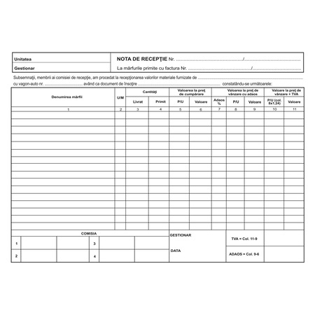 Nota de receptie A4 - eMAG.ro