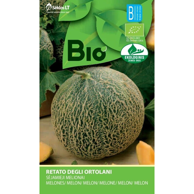 Sárga görögdinnye Retato Degli Ortolani, bio, bio magvak, korai fajta ...