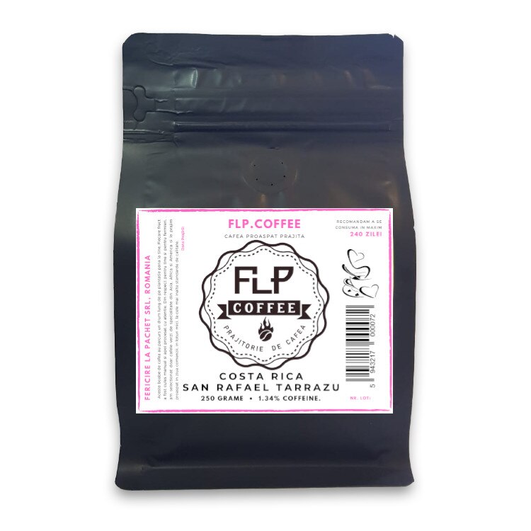 Cafea Costa Rica Tarrazu, FLP Coffee, Arabica, 250g - eMAG.ro