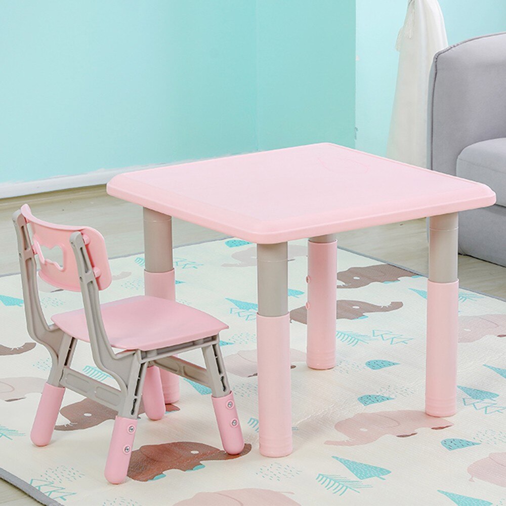 Masuta copii din plastic aditivat cu scaunel Novokids™ Lala Table ...