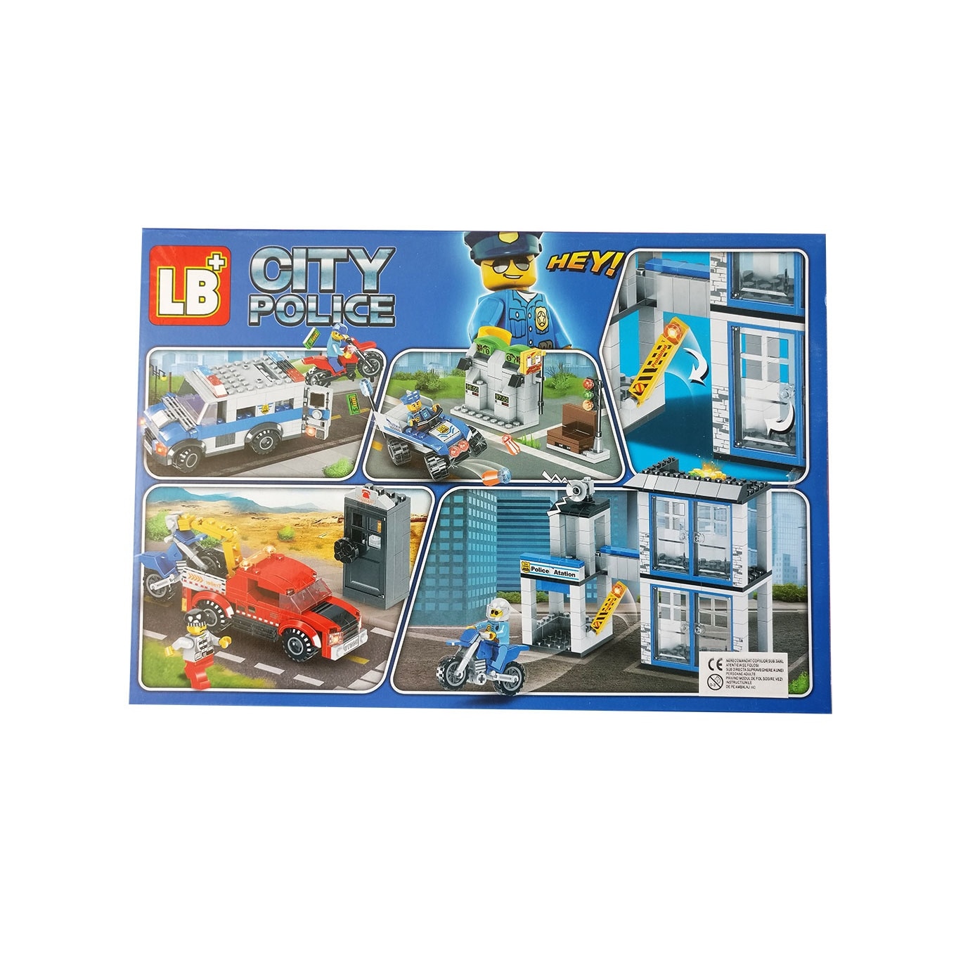 Set de constructii, Statie de politie 189 piese, LB577-3 - eMAG.ro