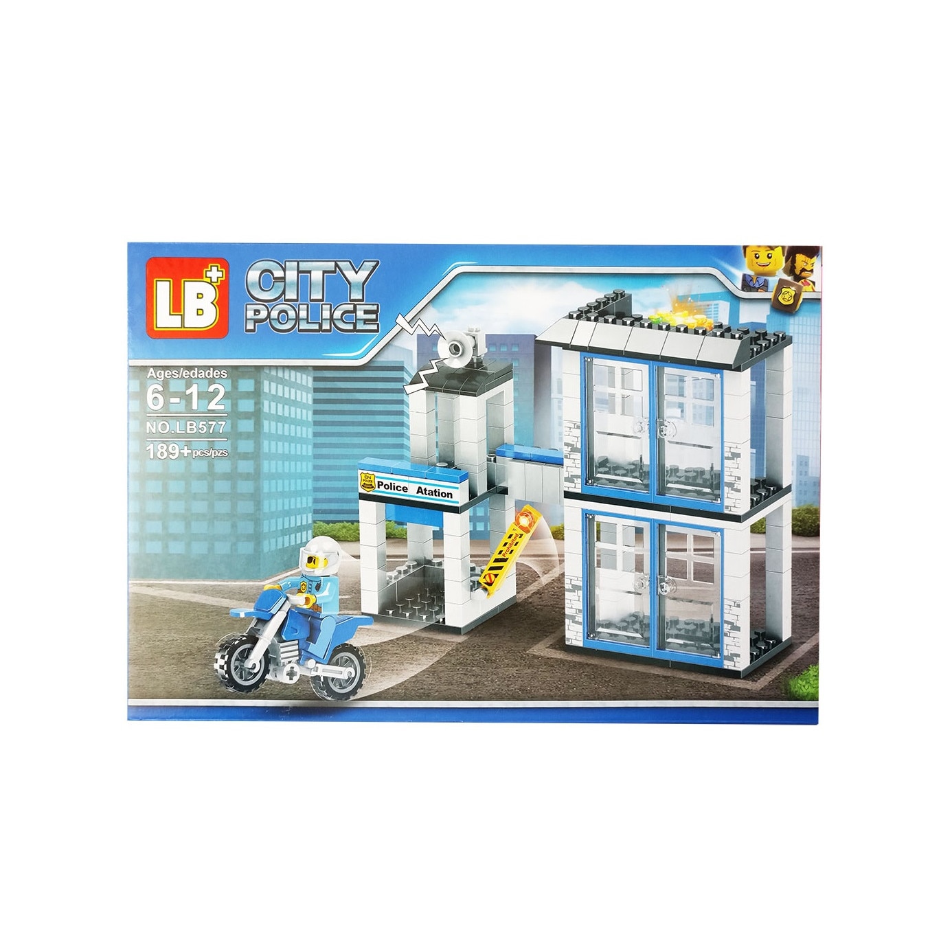 Set de constructii, Statie de politie 189 piese, LB577-3 - eMAG.ro