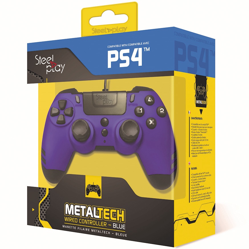 Controller Metaltech Wired Steelplay, Sapphire Blue pentru PC ...