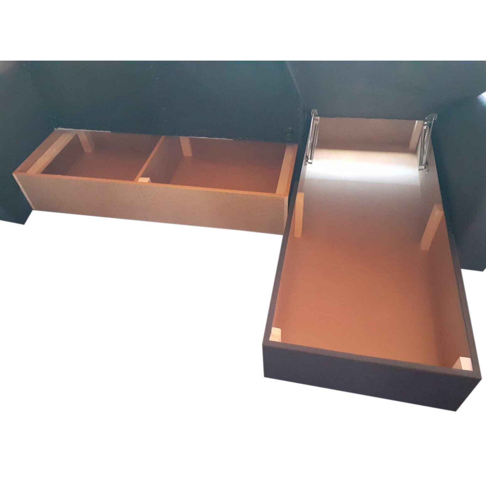 Coltar mic, extensibil, 2 lazi depozitare, 3 perne, Atena, 220x150x80 ...