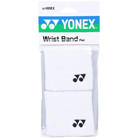 Mansete Yonex AC489, set 2 bucati, culoare albe (white) - eMAG.ro