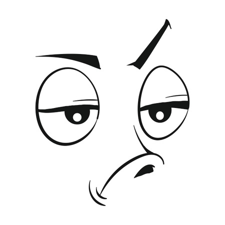 Sticker decorativ pentru vasul de toaleta, cu emoji amuzant, negru, 25 ...