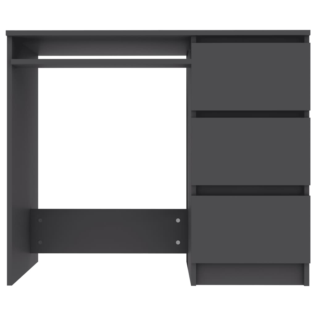 Birou, gri, 90 x 45 x 76 cm, PAL 801375 - eMAG.ro