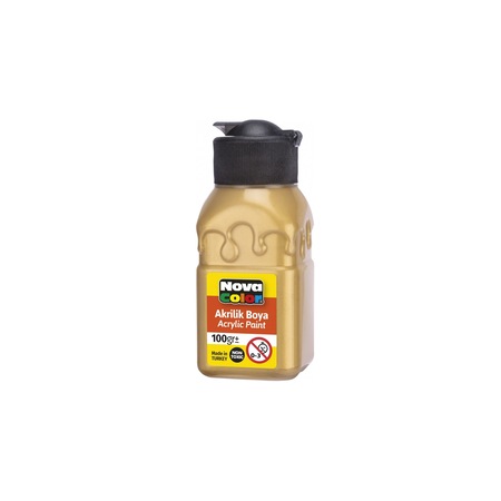 Culoare acrilica 100ML, NOVA COLOR, Auriu - eMAG.ro