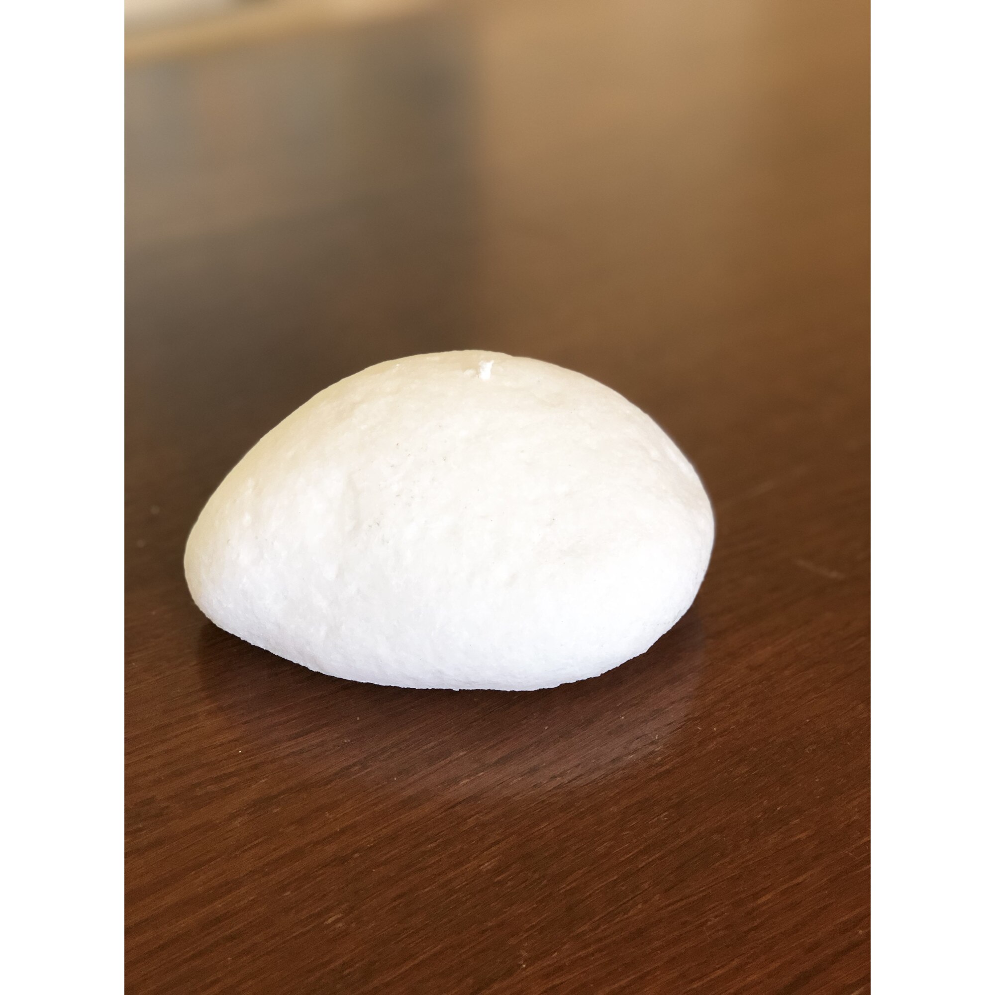 Lumanare decorativa Piatra de Rau, Raftul cu Lumanari, mare, alba, 600 ...