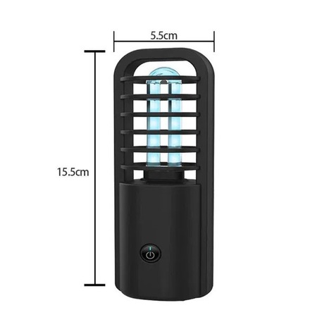UV лампа, UVC-86, Антибактериална, Черен - eMAG.bg