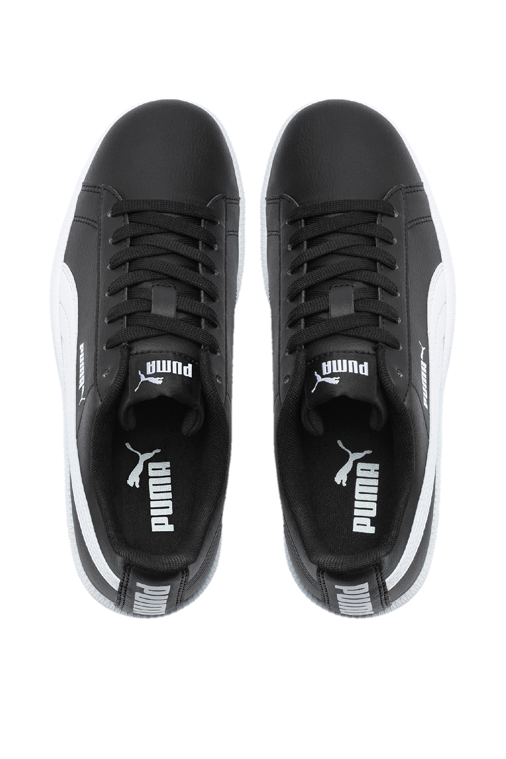 Puma, Спортни обувки UP от кожа, Черен/Бял, 37 EU - eMAG.bg