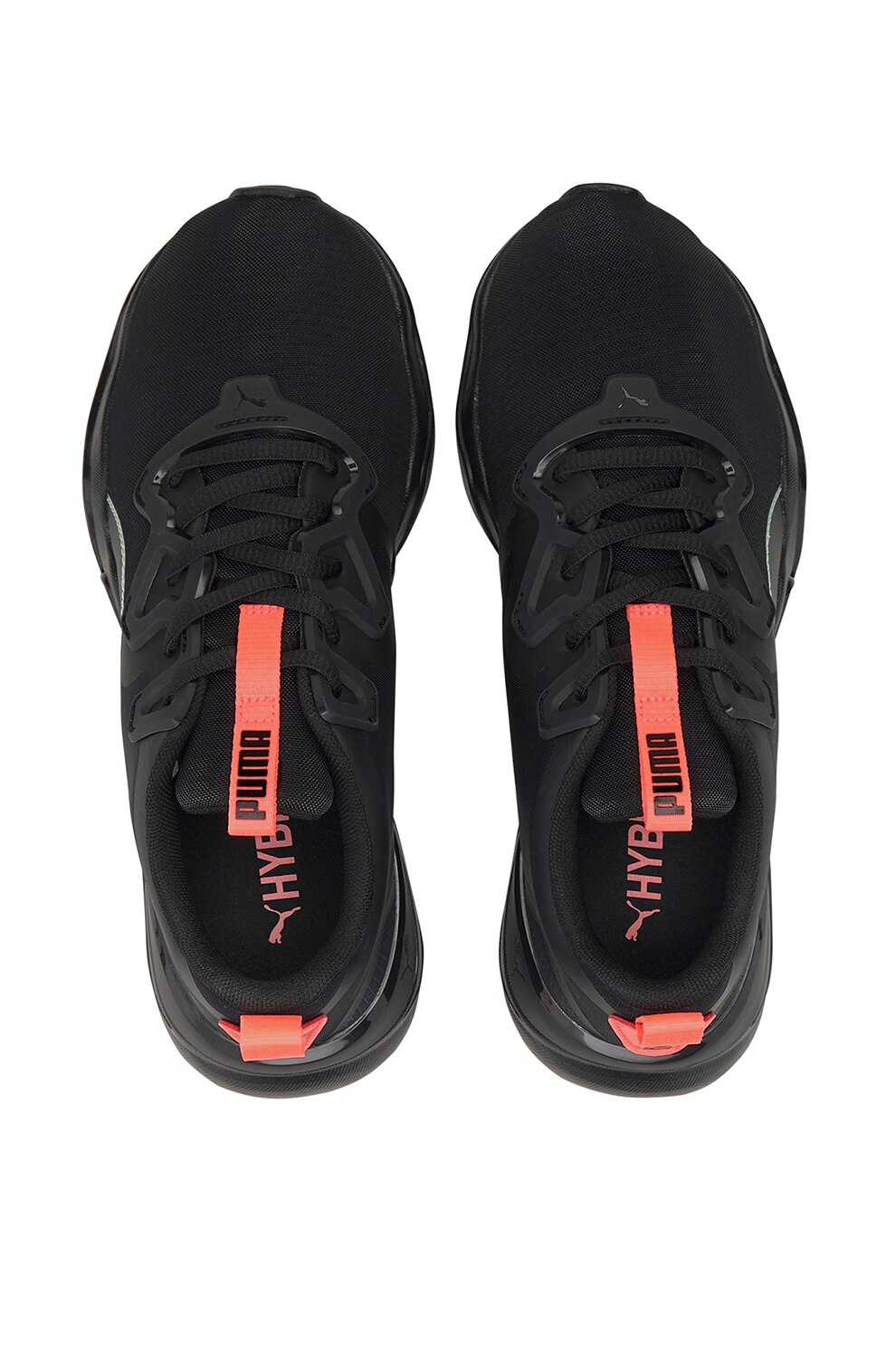 Puma, Pantofi pentru fitness Zone XT, Negru/Oranj/Verde menta, 3.5 ...