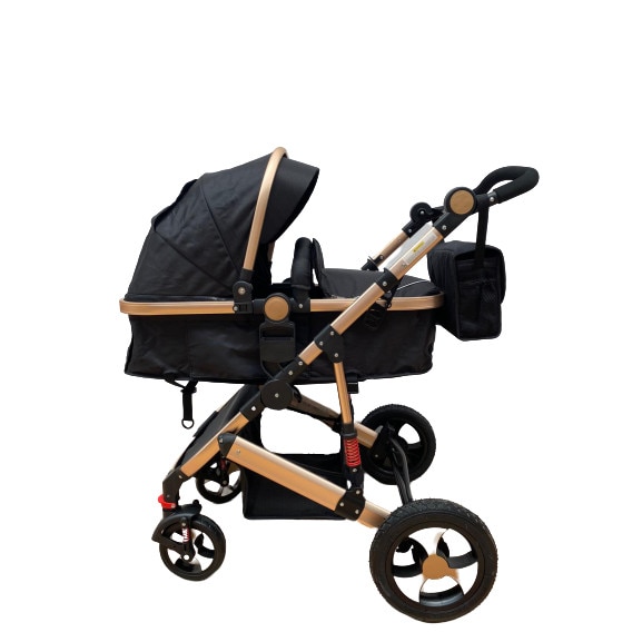 Carucior 3 in 1 Classic, cu Scoica, Negru - eMAG.ro