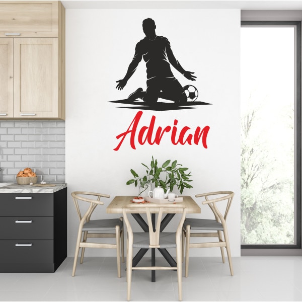 Sticker personalizabil cu numele copilului, Priti Global, jucator de ...