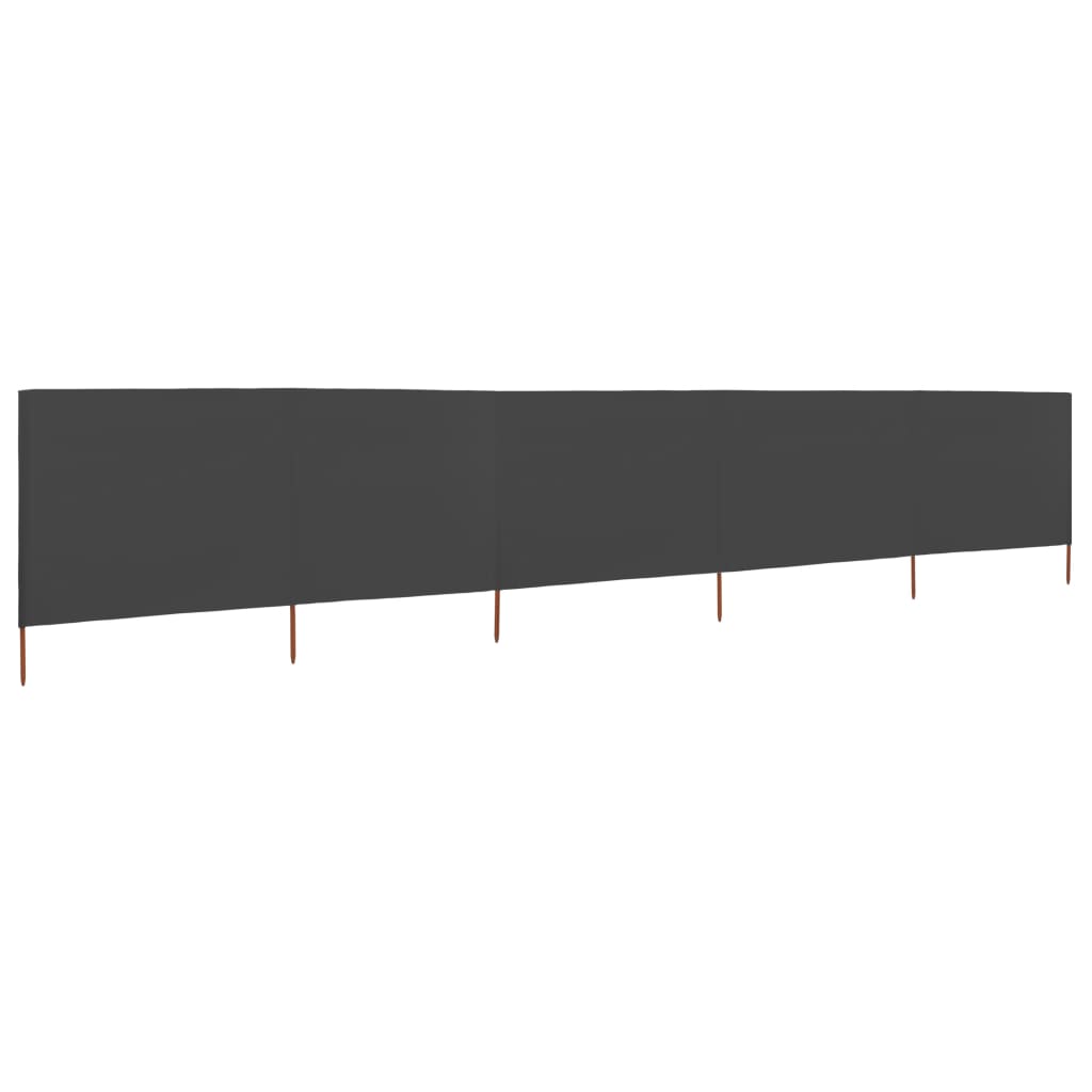 Paravan anti-vant vidaXL, 600 x 80 cm, Antracit - eMAG.ro