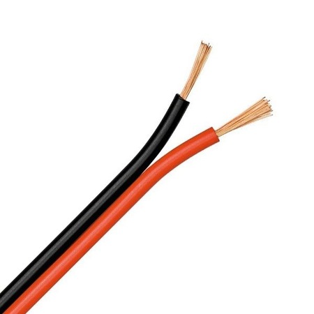Cablu Boxe CableTech Rosu-Negru CCA 2x0.75 mm 1m - eMAG.ro