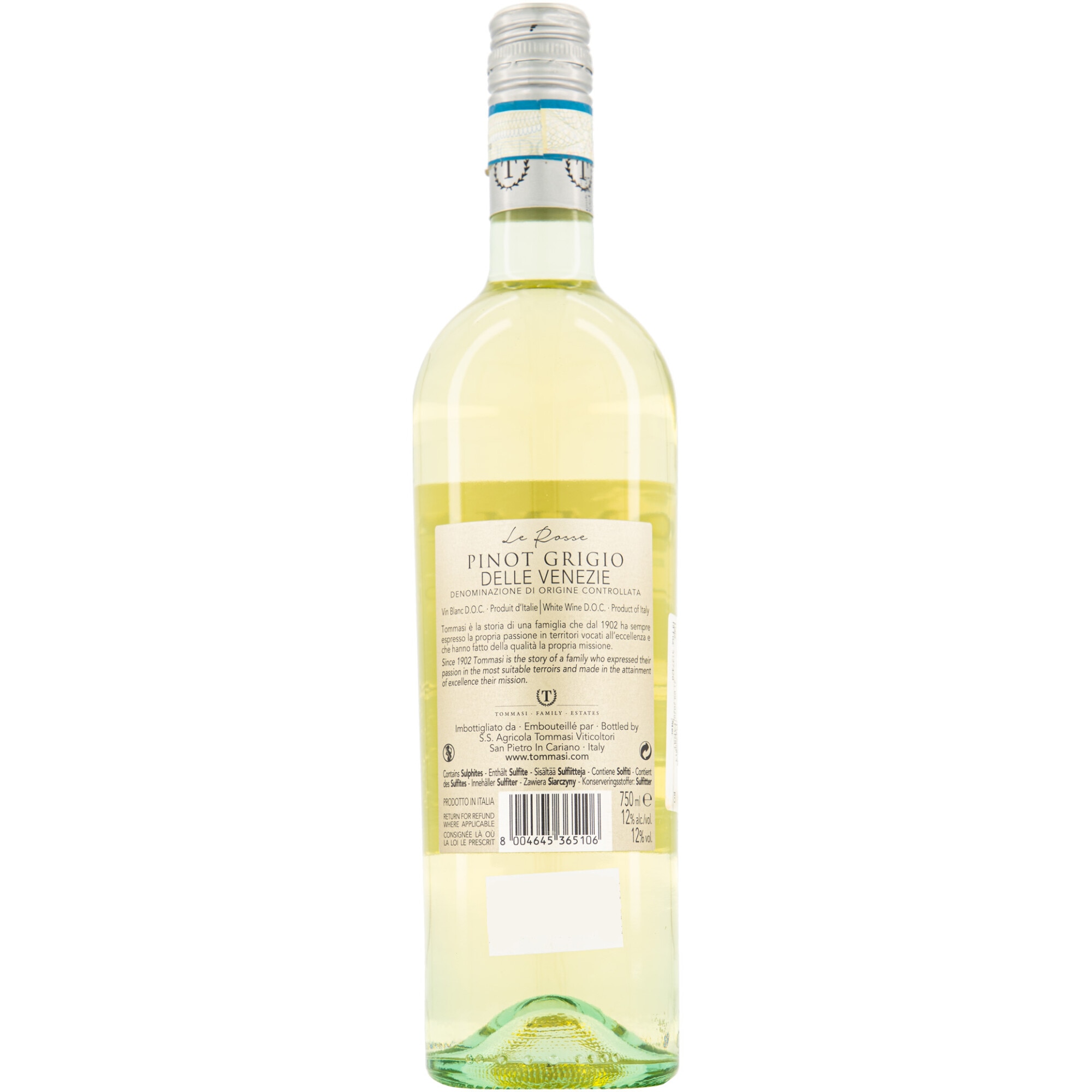 Vin Alb Tommasi Le Rosse, Pinot Grigio, 12%, 0.75l - eMAG.ro