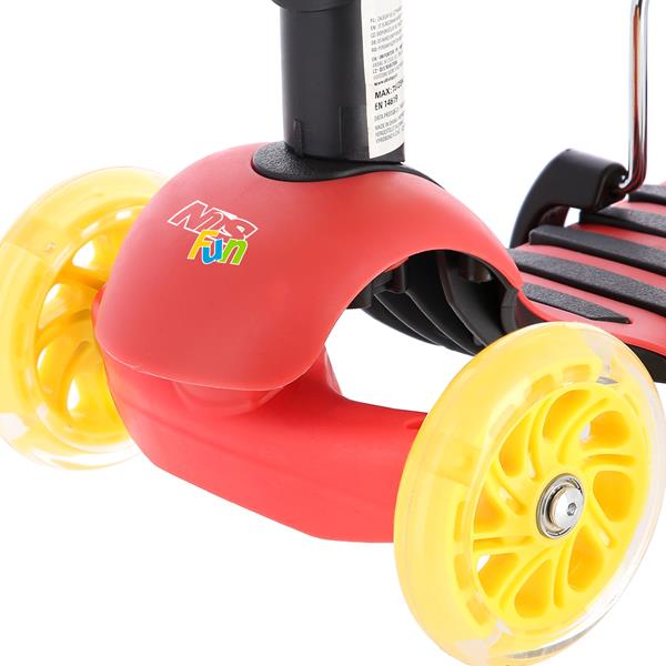 Scooter cu 3 roti Nils Fun 4in1, Abisal, galben - eMAG.ro