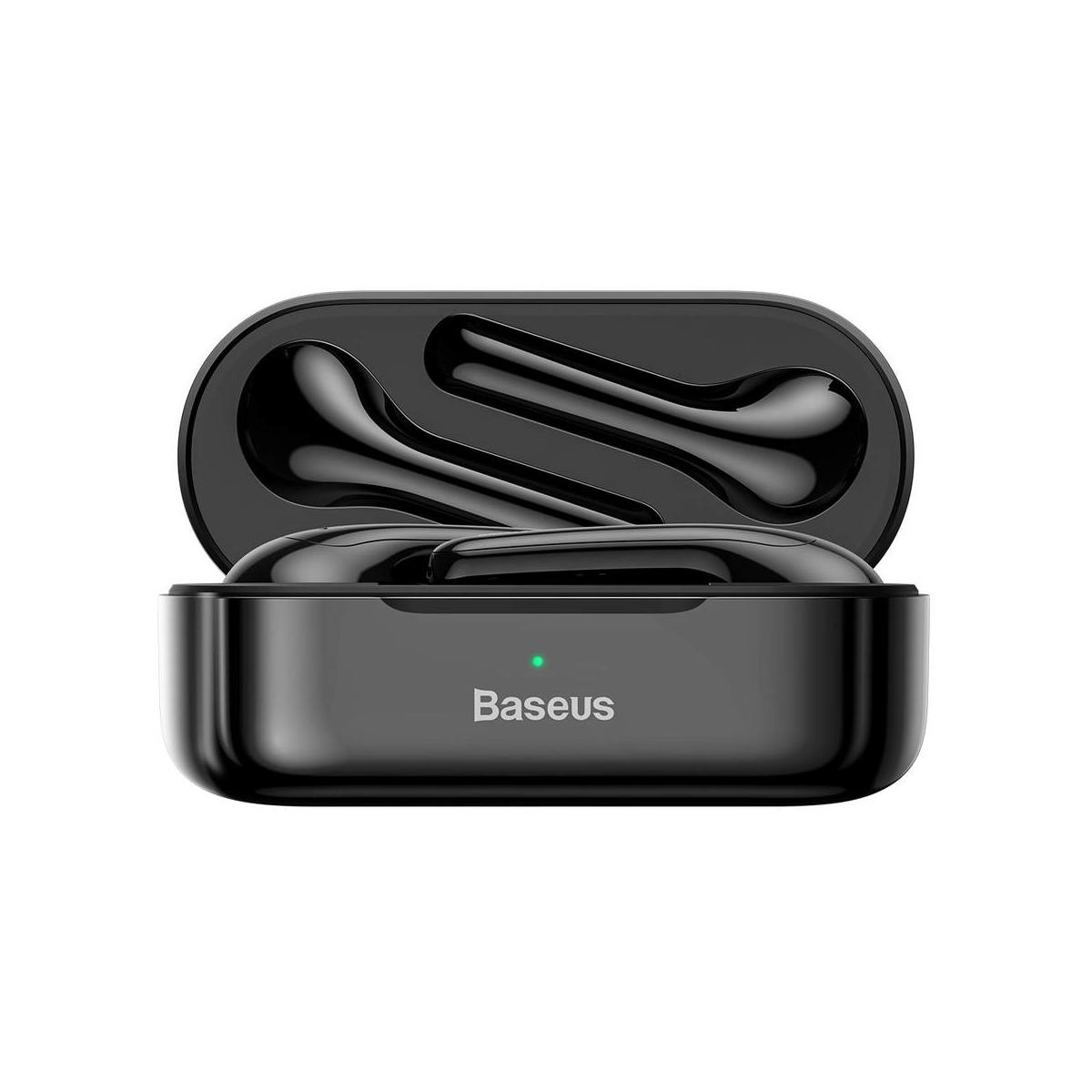 Casti stereo, Baseus, LED, Negru - eMAG.ro