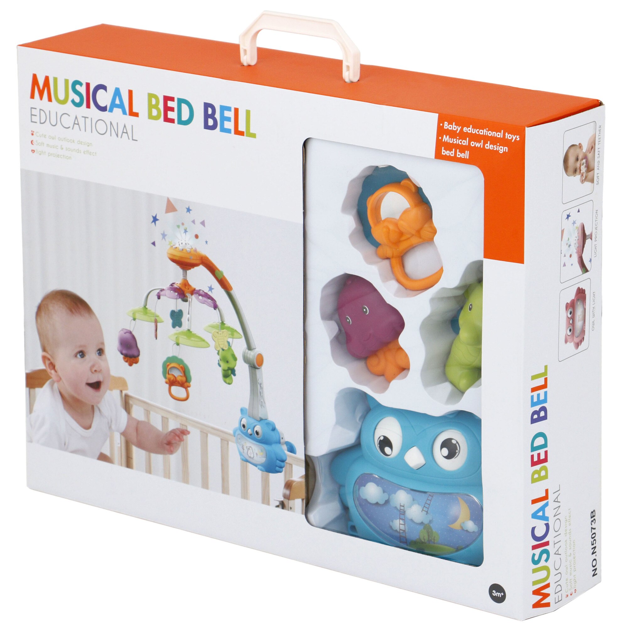 Carusel patut bebelusi Mappy cu proiector si sunete - eMAG.ro