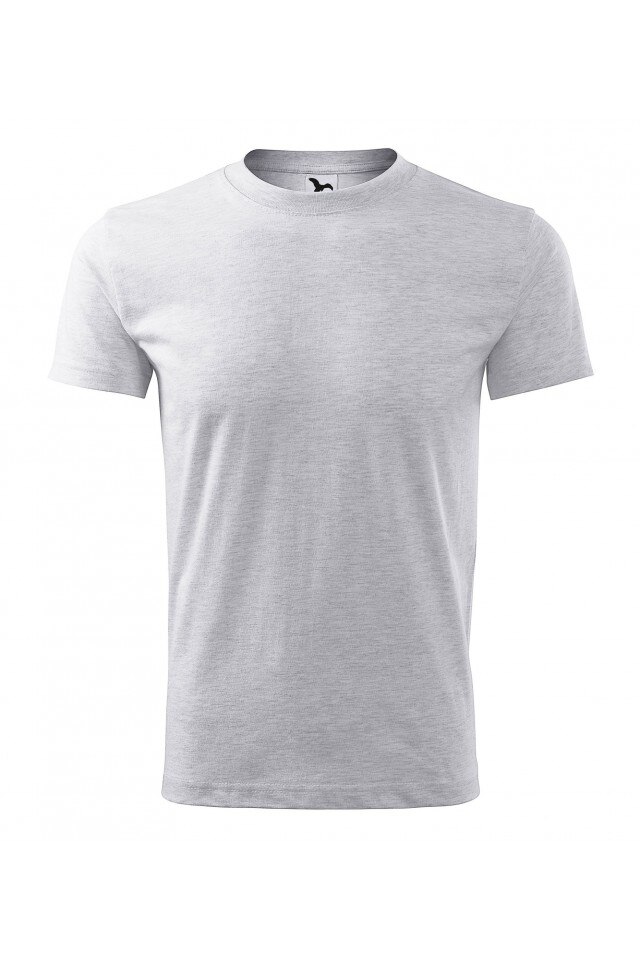Комплект от 5 мъжки тениски, светло сиво, P73-03X5, S - eMAG.bg