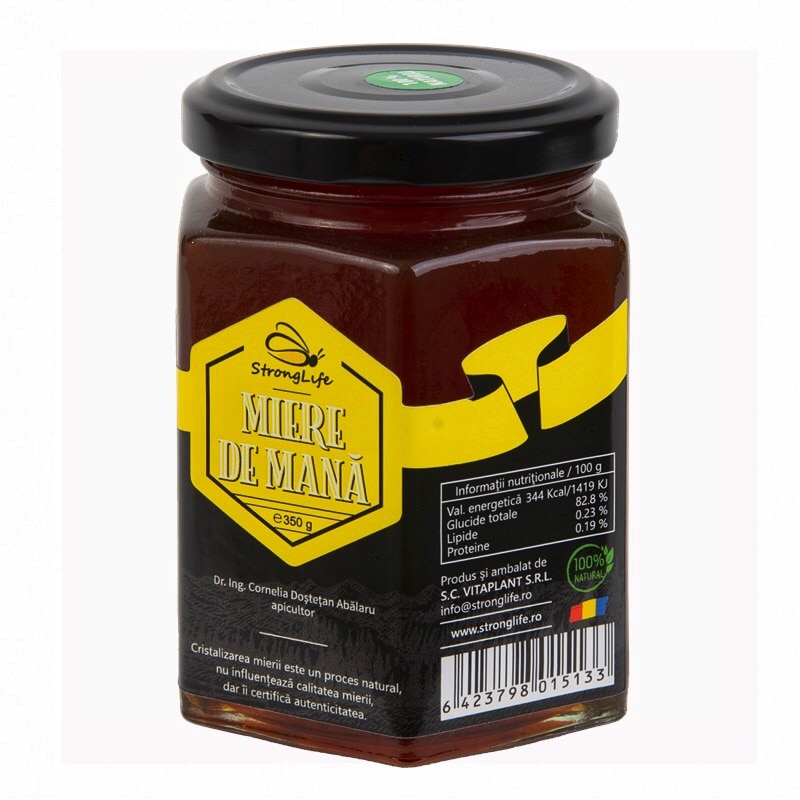 Miere de mana 100% naturala - 350g by Dr. Ing. Cornelia Dostetan Abalaru apicultor - eMAG.ro