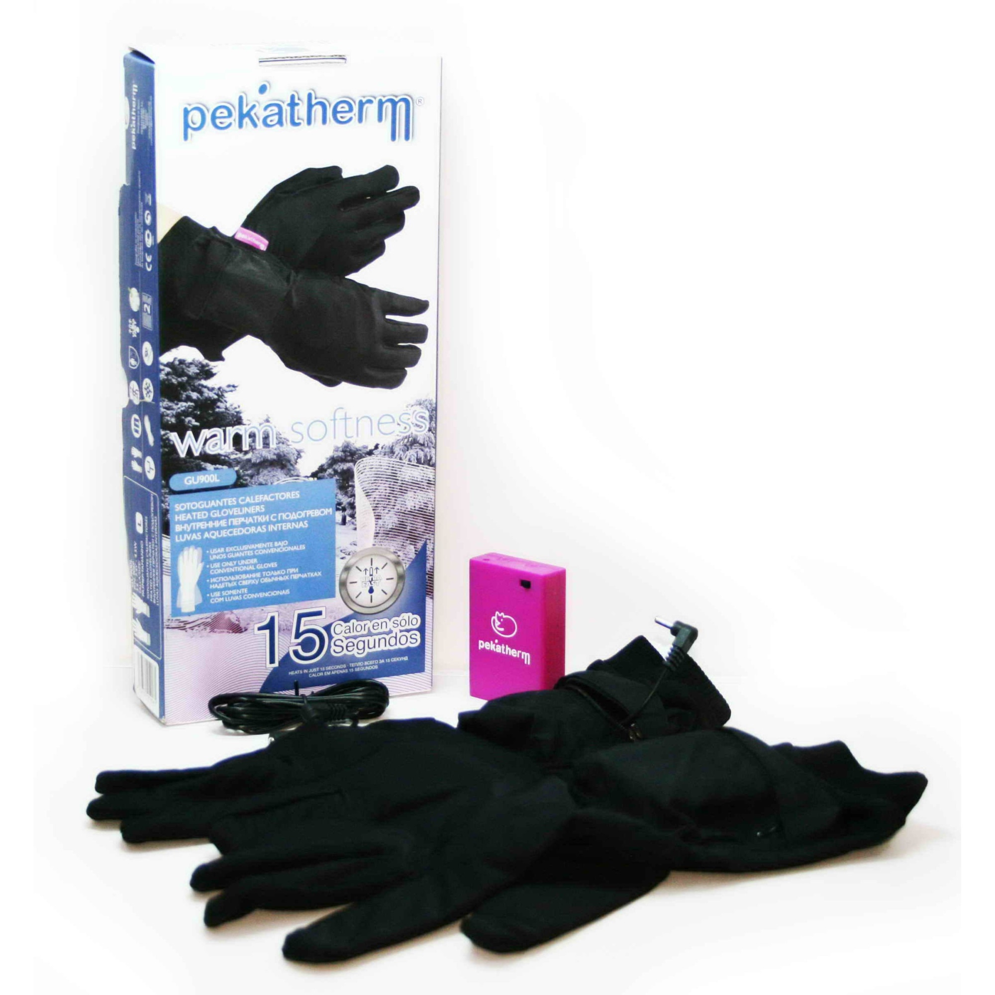 Manusi termice, Pekatherm, GU900M, M, Negru - eMAG.ro