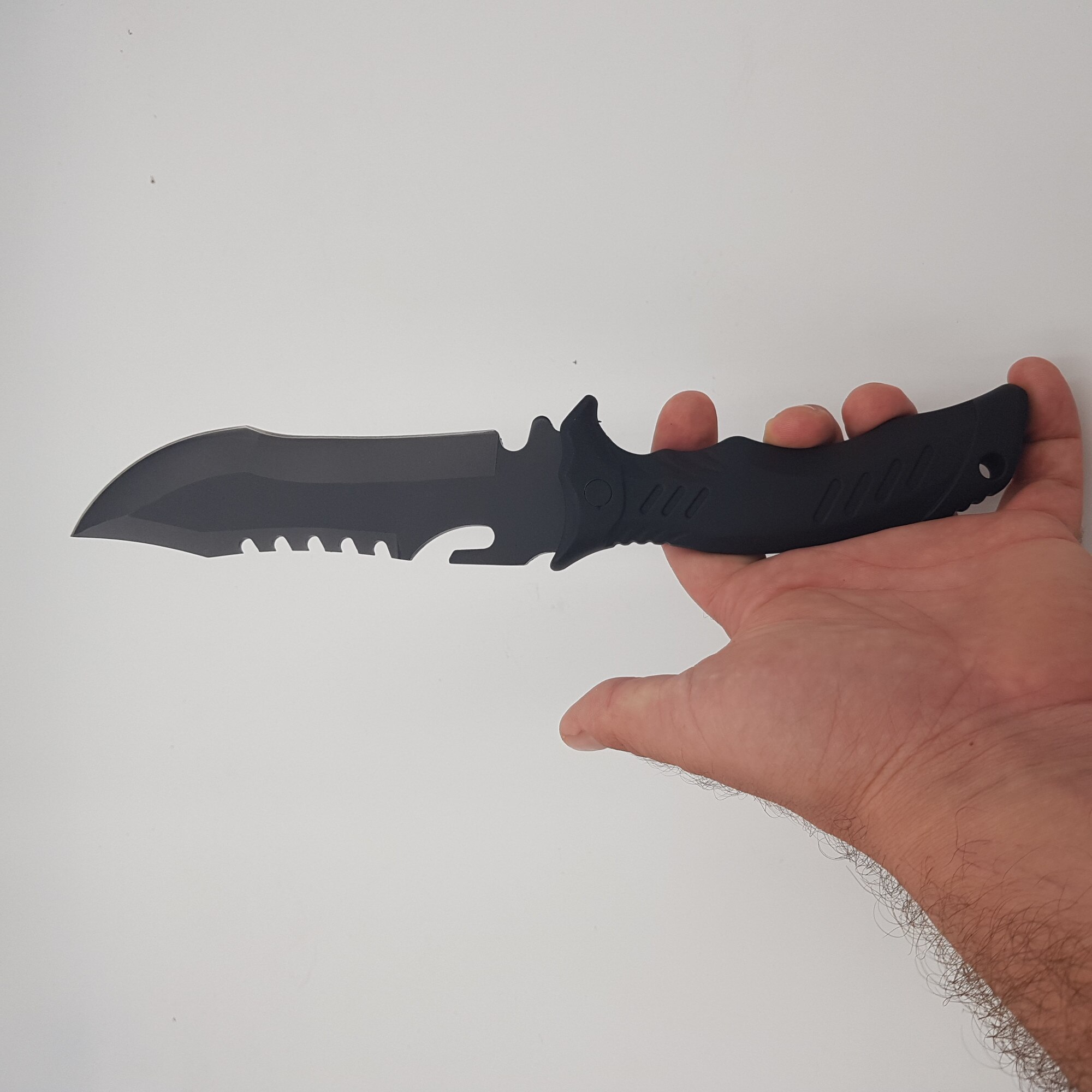 Cutit vanatoare Columbia 29 cm, maner plastic dur, husa, D041A - eMAG.ro