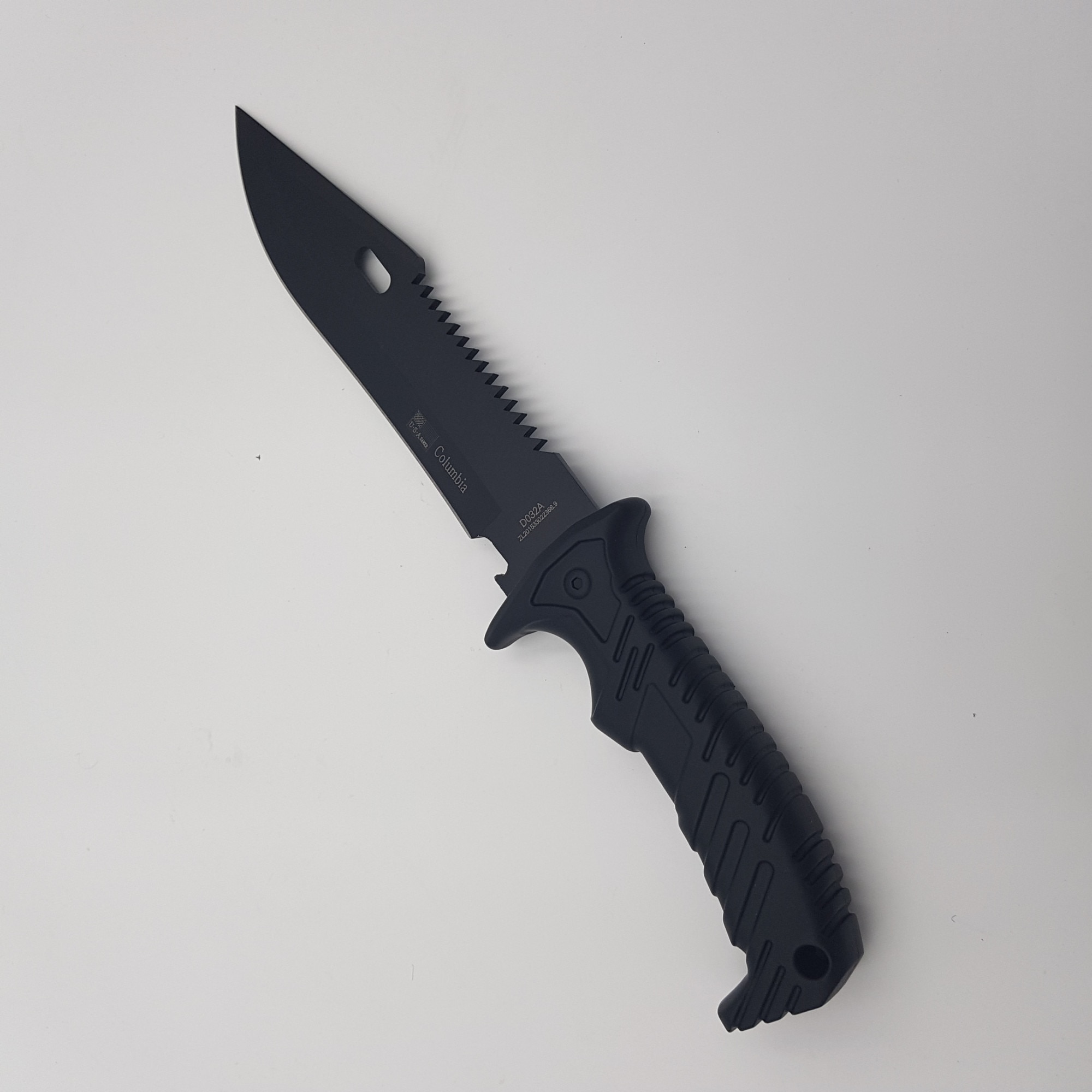 Cutit vanatoare Columbia 31 cm, maner plastic dur, husa, D032A - eMAG.ro