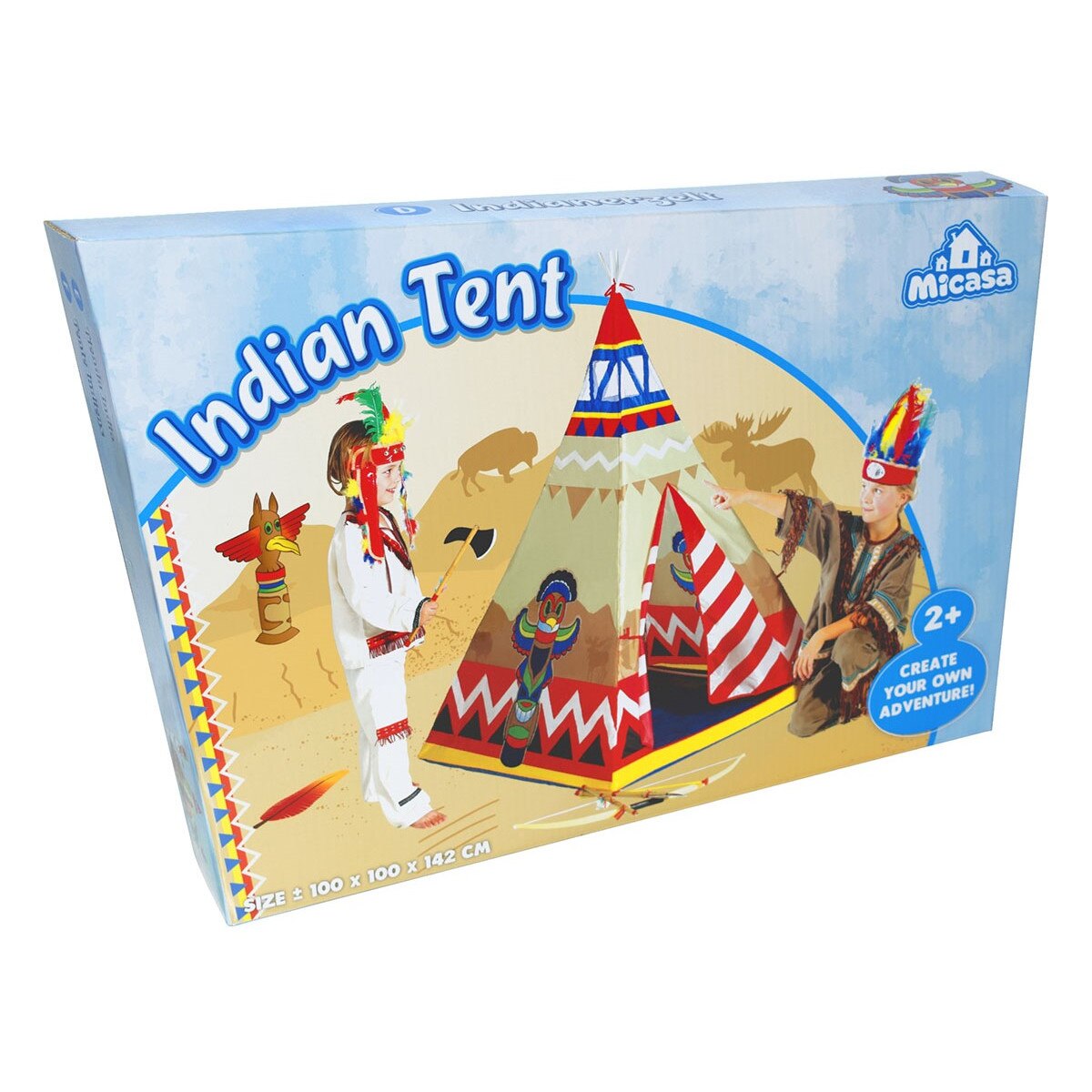 Cort Five Stars Indian, 100x100x142 cm, multicolor - eMAG.ro