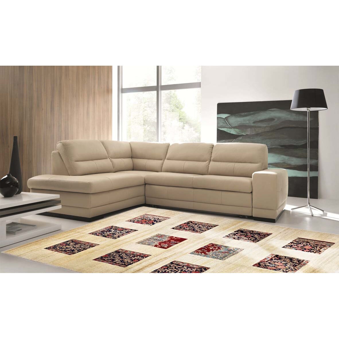 Covor Persan Patchwork-Antichizat lucrat manual din lana Size 307X211 ...