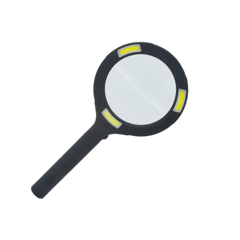 Lupa cu LED, 3W, 24 cm, neagra - eMAG.ro