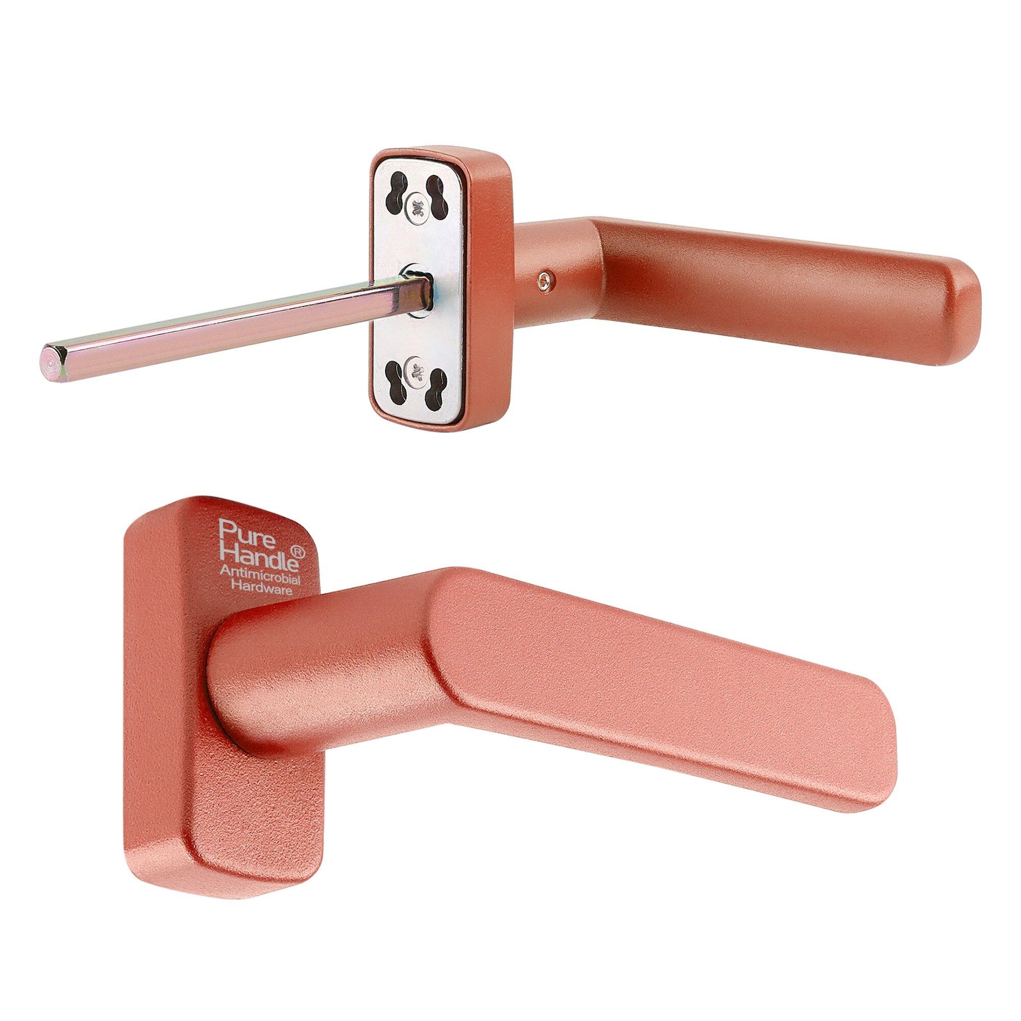 Maner antimicrobian pentru usa de exterior, clanta de usa cu sild, Pure ...