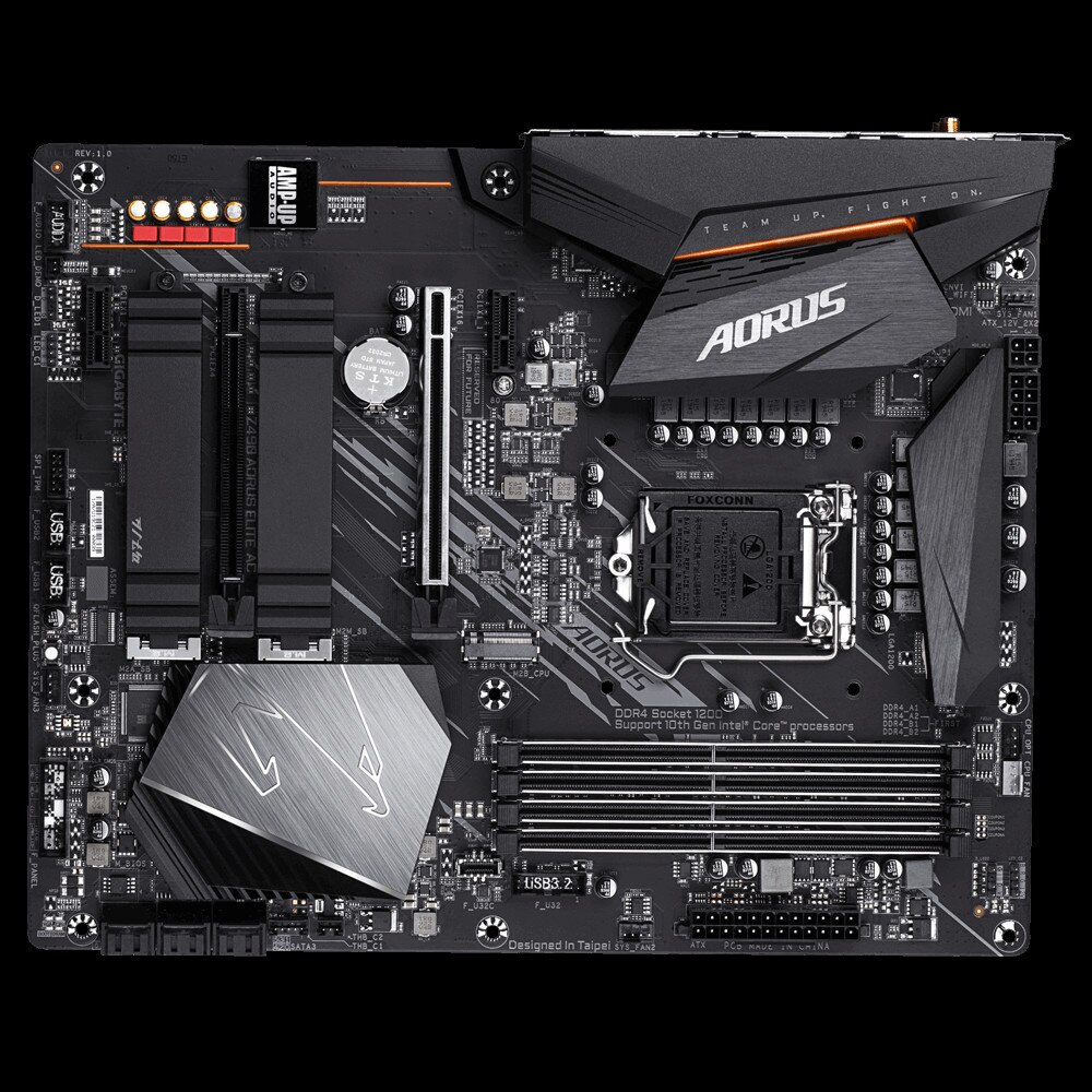 Дънна платка GB Z490 AORUS ELITE AC LGA1200 Z490AORUSELITEAC1.0 EoL ...