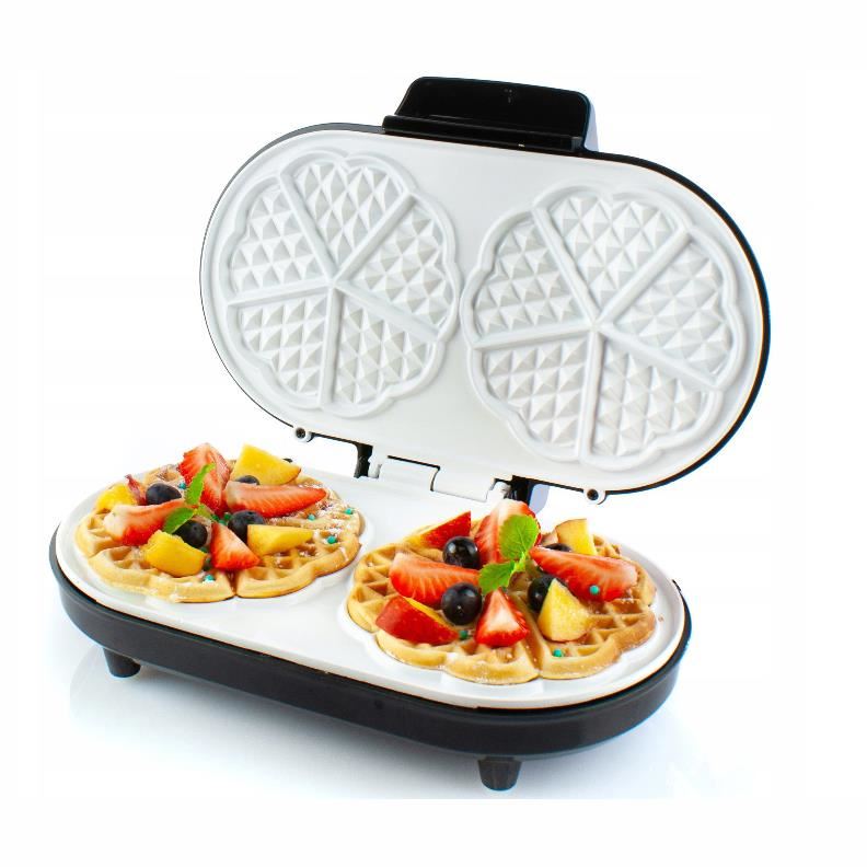 Aparat pentru waffe First Austria, placi ceramice, cu termostat, 2 ...