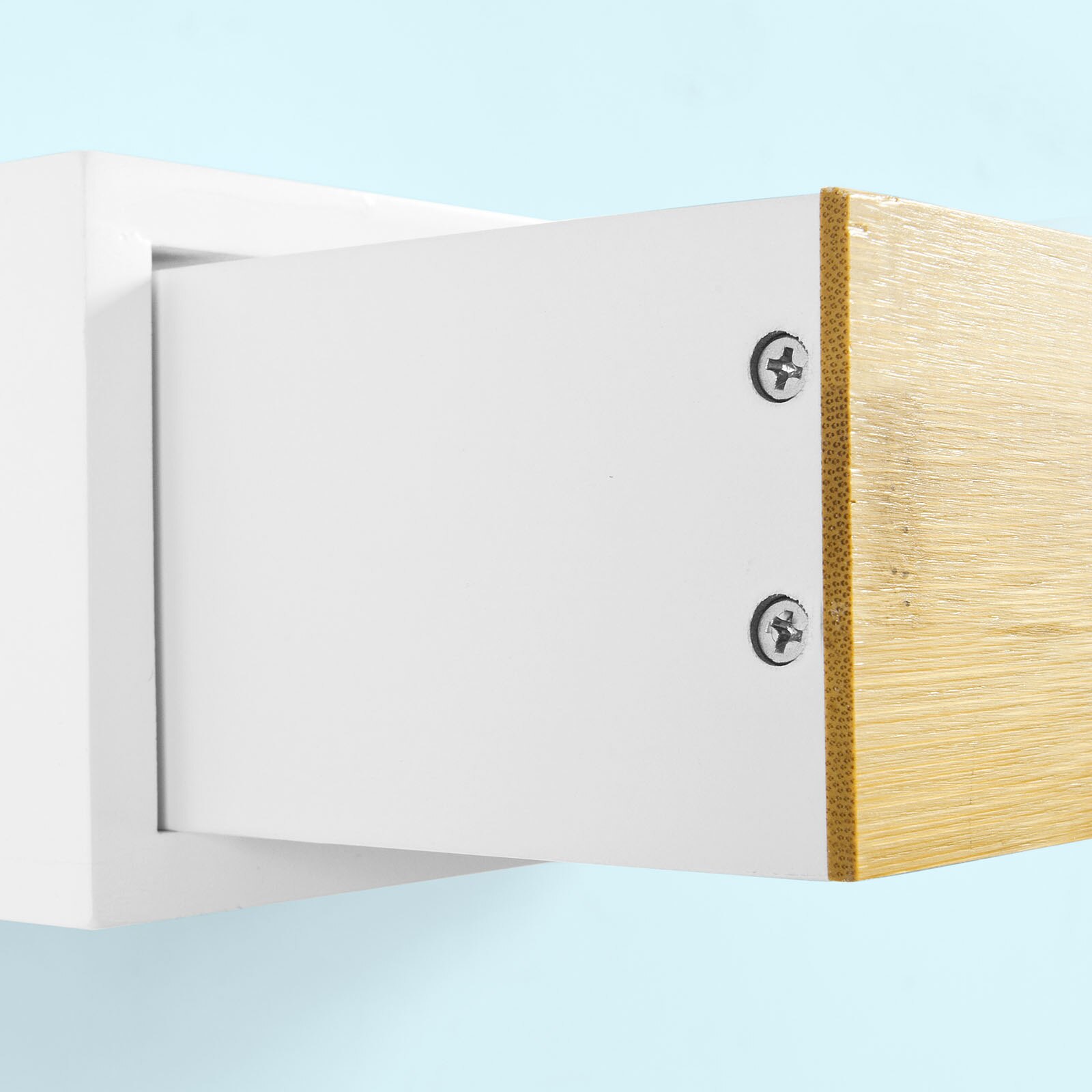 Raft suspendat cu sertar SoBuy FRG92-WN, MDF/Bambus, 40 x 24 x 8 cm ...