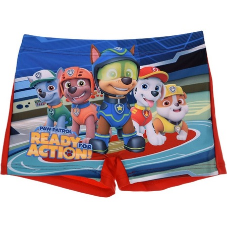 Slip boxeri baie Paw Patrol Rescue 110 cm Rosu - eMAG.ro