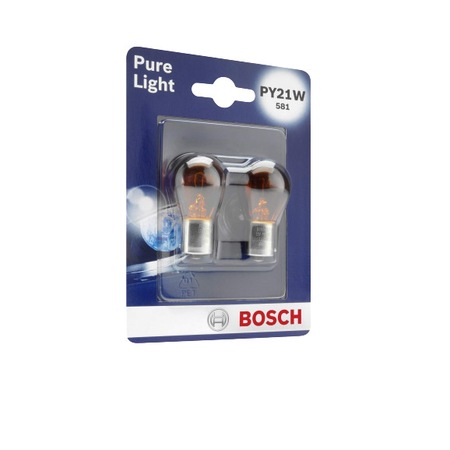 Bec Bosch pure light py21w 12v 21w bau15s set 2 buc - eMAG.ro