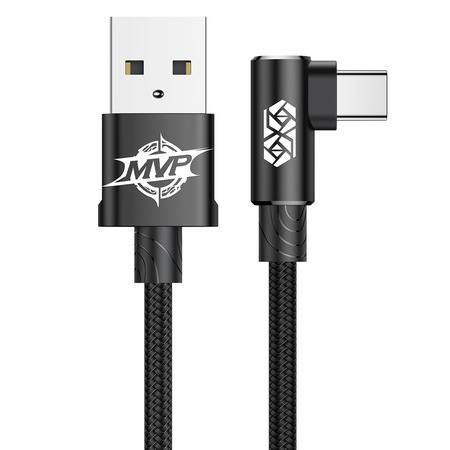 Кабел Baseus MVP, Elbow, USB, Type-C, 1.5A, 2m, черен - eMAG.bg