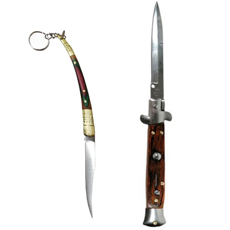 Set Cutit tip briceag de buzunar Slim 18 cm,maner elegant cu model ...